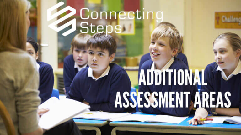 FREE additional assessment areas available in Connecting Steps - B Squared